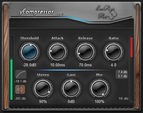 YCompressor - Free - SaschArt Audio Plugins